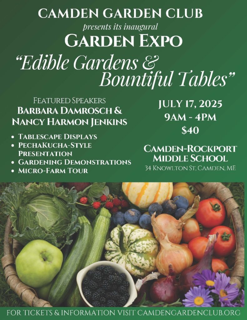 Camden Garden Expo - "Edible Gardens & Bountiful Tables" - Garden Club